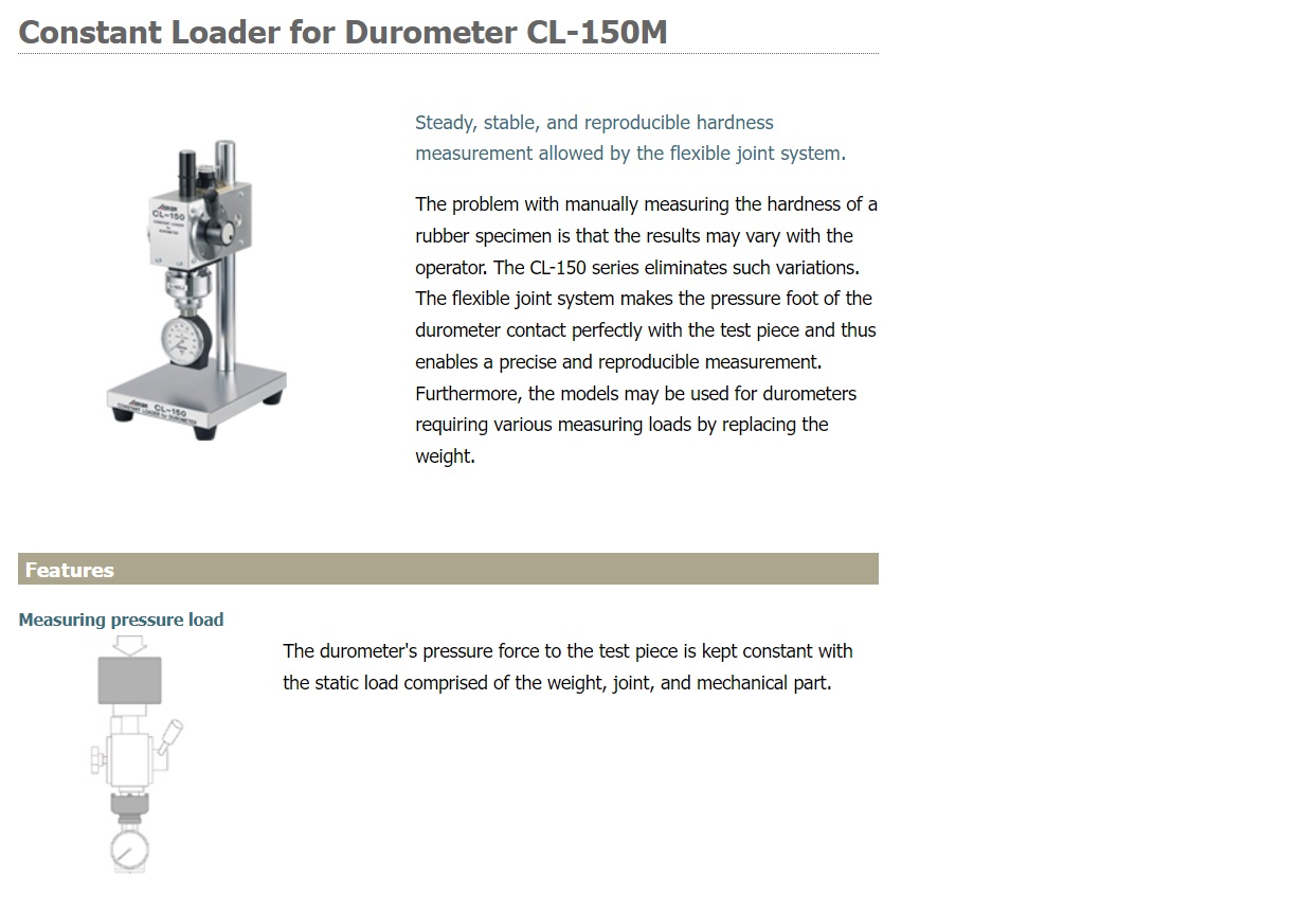 Ichiban Precision Sdn Bhd - Asker - Asker Constant Loader for Durometer